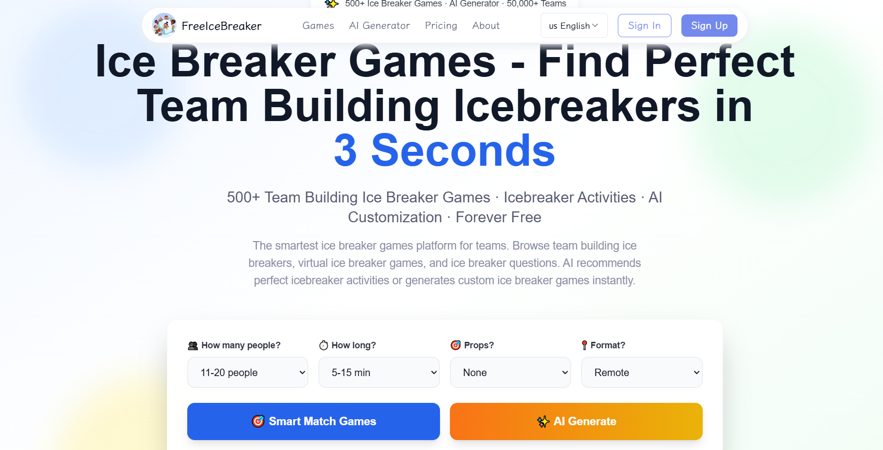 Ice Breaker Games - 500+ Free Team Building Icebreakers